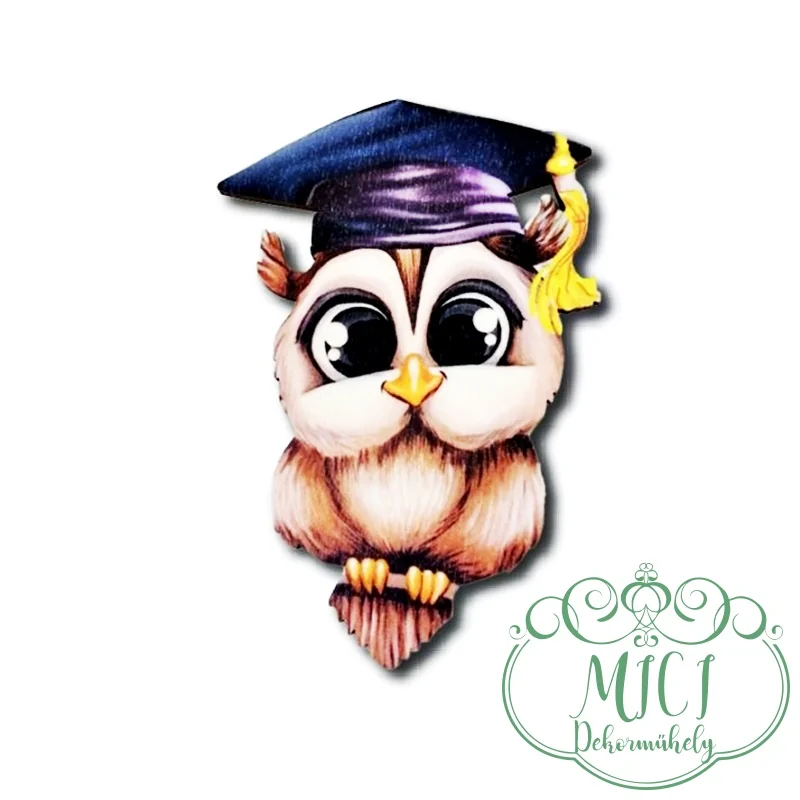 Cuki bagoly 10x7cm - micidekor.hu